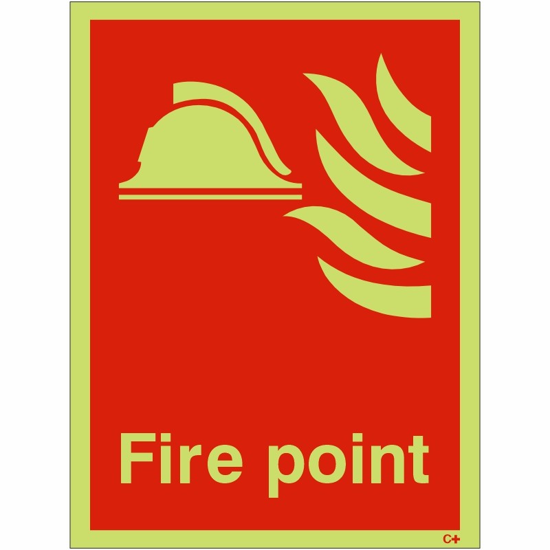 Fire Point Sign | Rainbow Safety