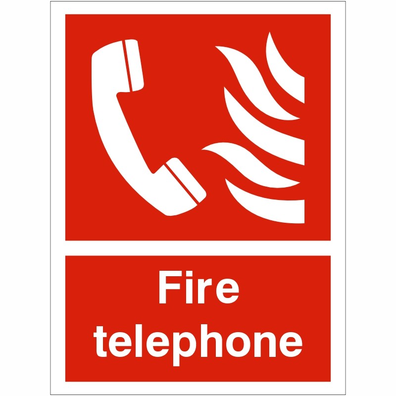 Fire Telephone Sign