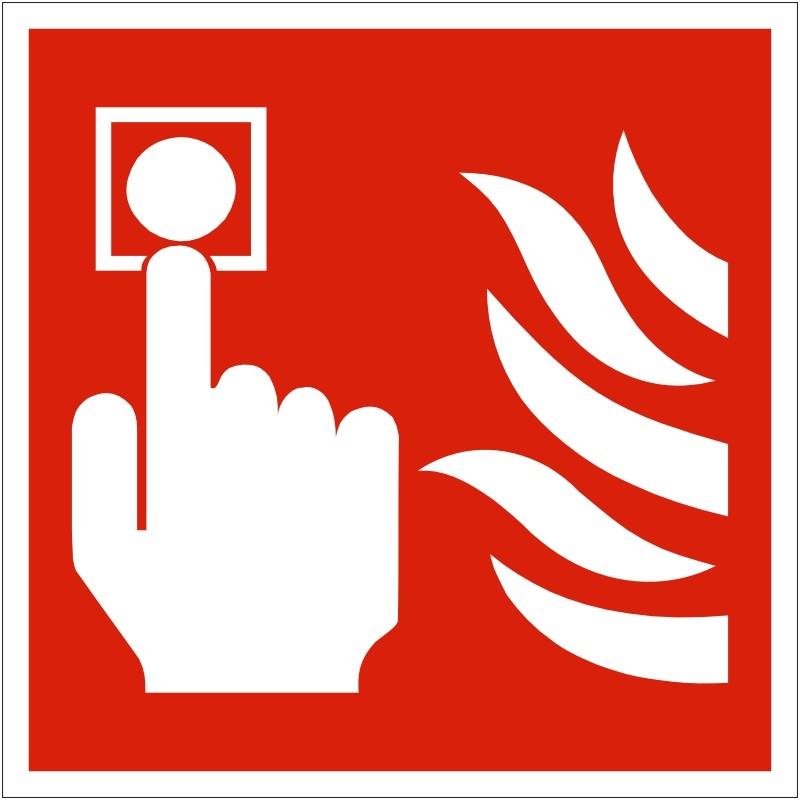 Fire Alarm Sign | Rainbow Safety