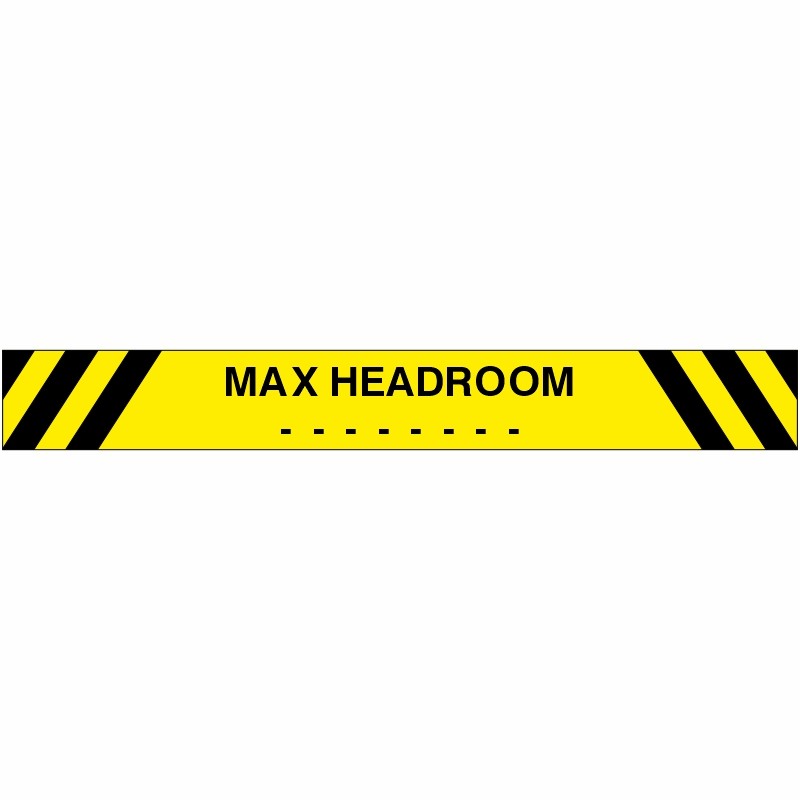 Max Headroom Traffic Sign