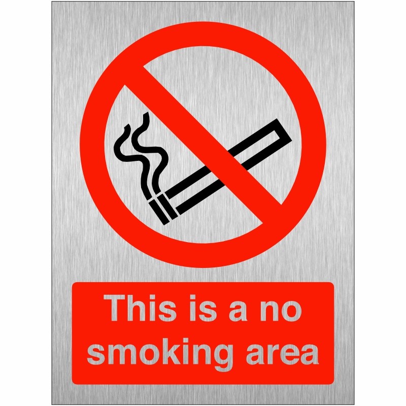 This Is A No Smoking Area Sign