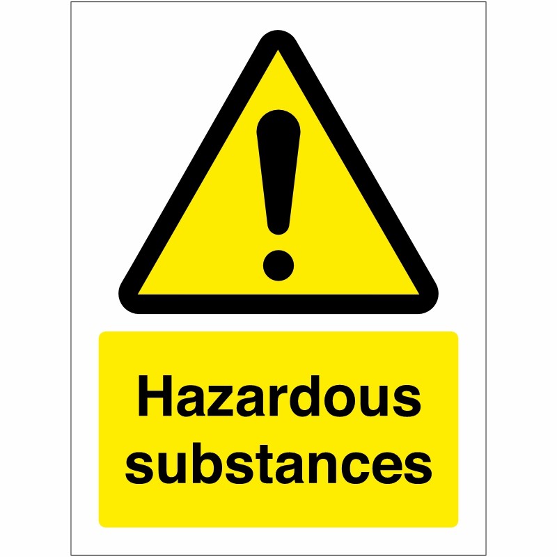 Hazardous Substances Sign