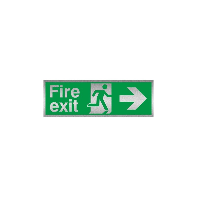 Fire Exit Right Sign | Rainbow Safety