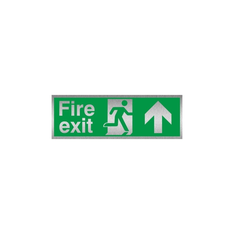 Fire Exit Up Sign | Rainbow Safety